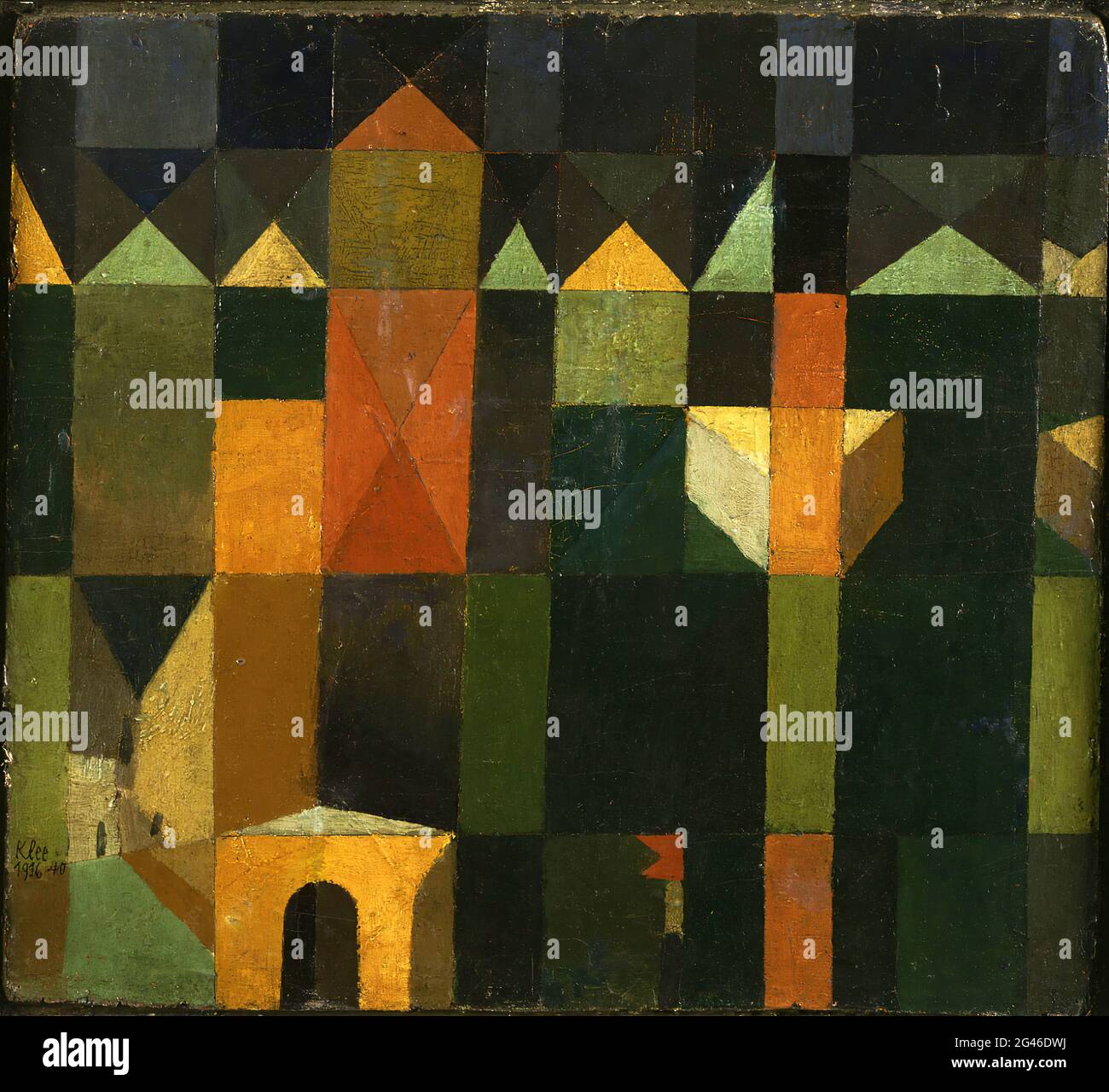 Paul Klee - City of Towers Stock Photo - Alamy
