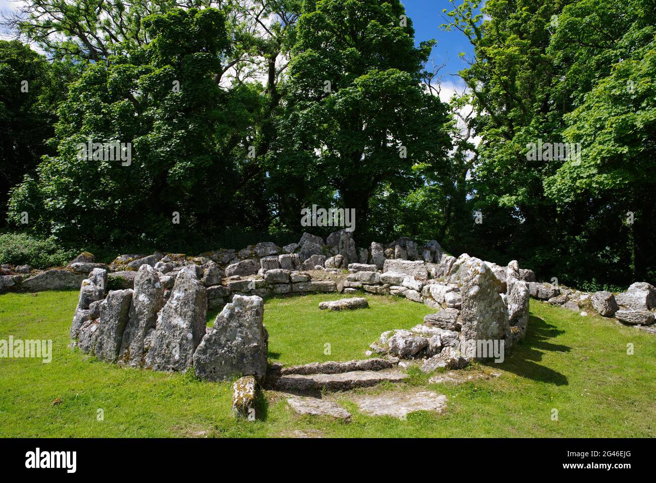 Din Lligwy, Ancient Settlement, Anglesey Stock Photo - Alamy