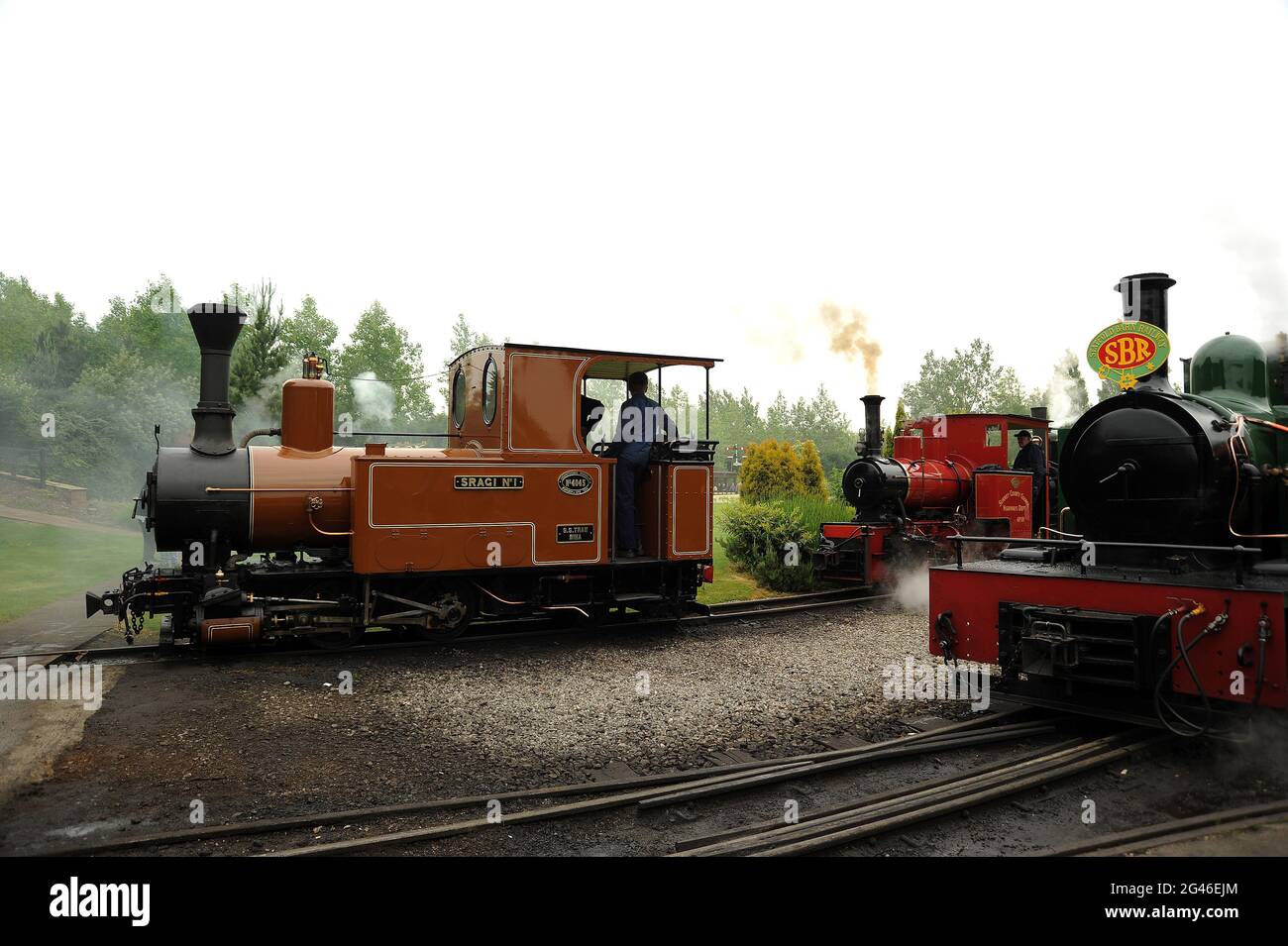 "Sragi No. 1", "GP39" and "Isibutu" (with headboard) on shed at ...