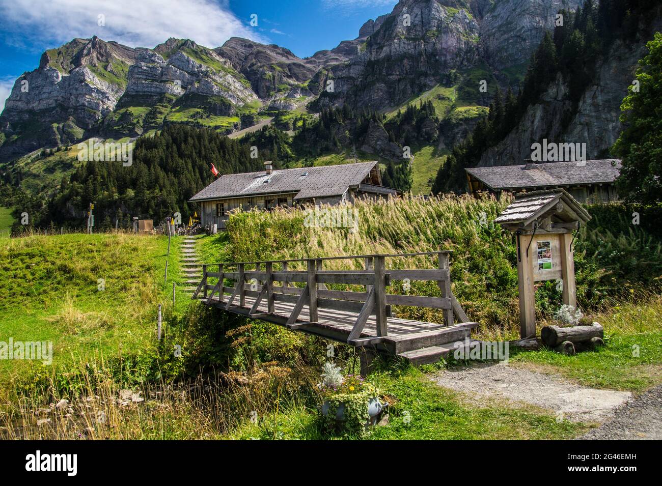 Swiss alps landscape Stock Photo - Alamy