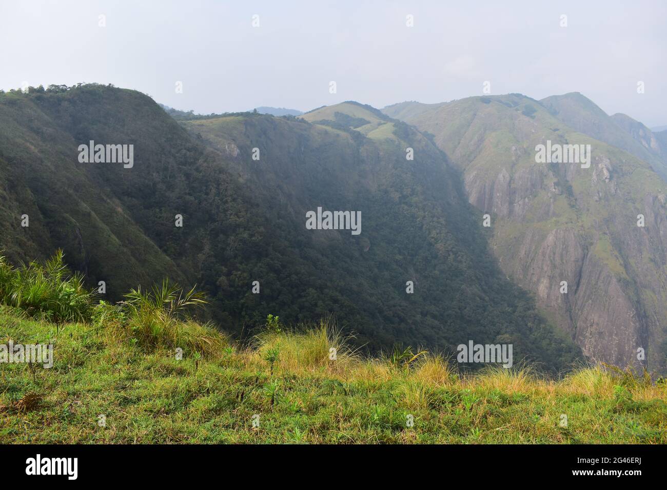 Chathurangapara View Point: The Hills & Mills Destination Stock Photo ...