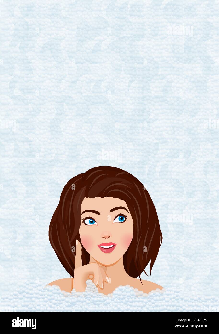 Foam portrait Stock Vector Images - Alamy