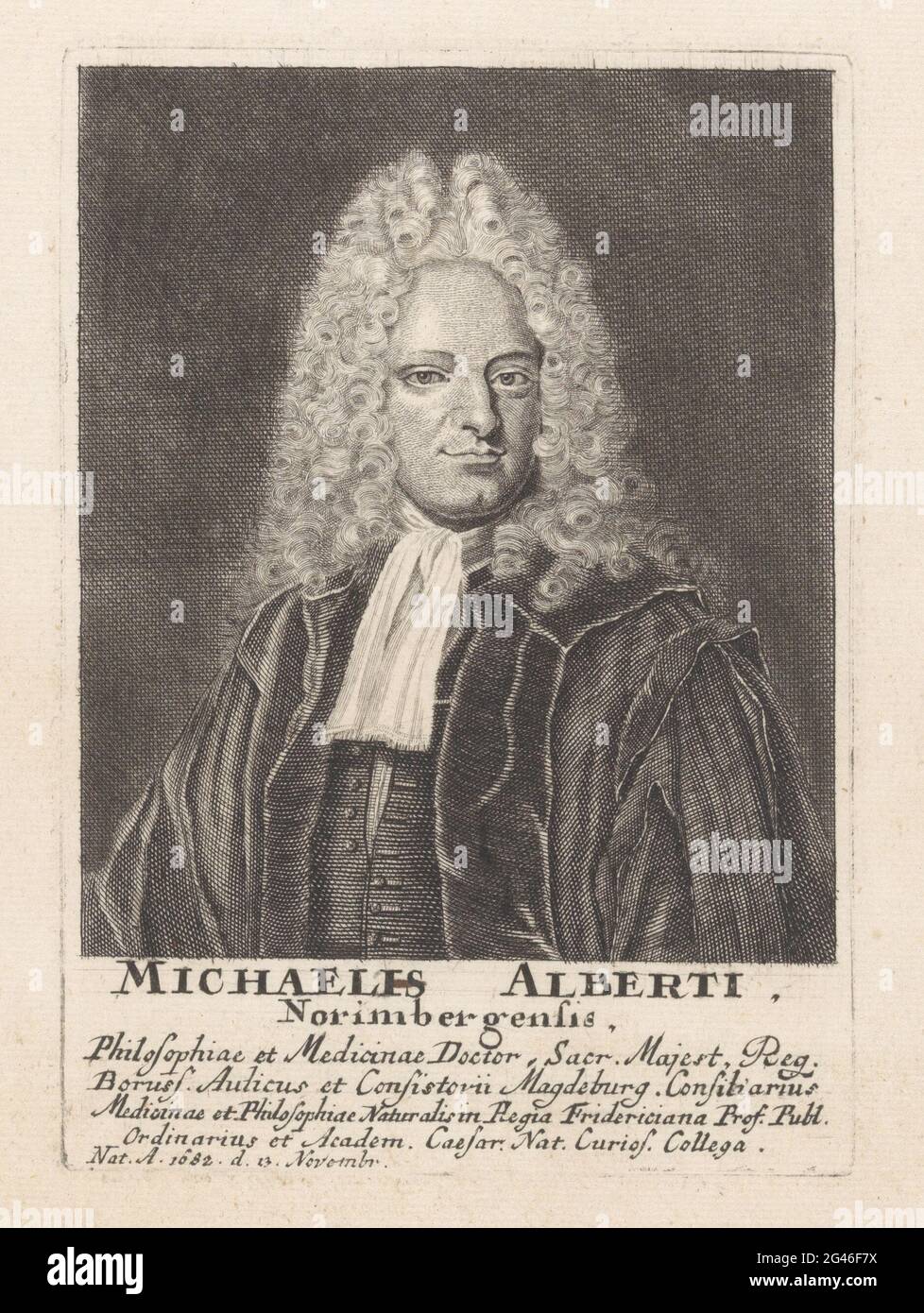 Portrait of Michael Alberti. Portrait of Michael Alberti. In the sub ...