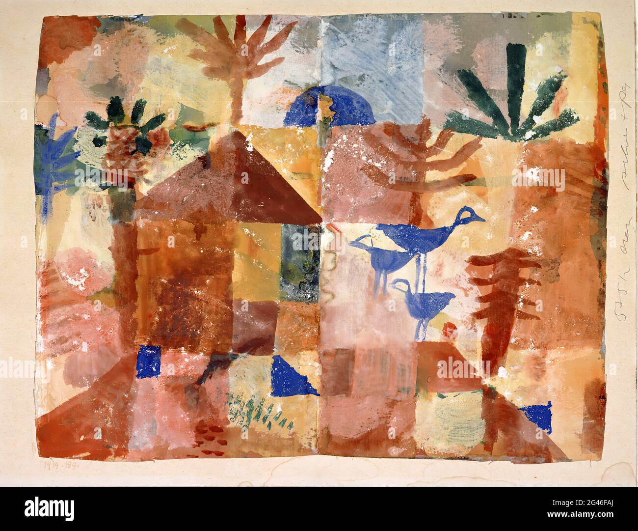 Paul Klee - Landscape with Bluebirds Stock Photo - Alamy