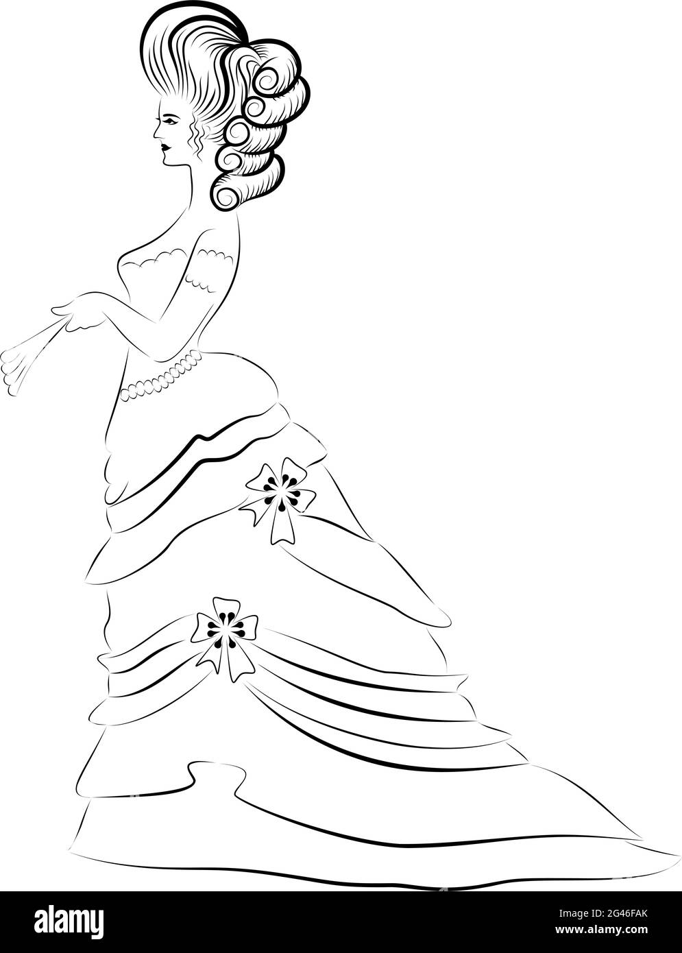 Victorian era vector vectors Cut Out Stock Images & Pictures - Alamy