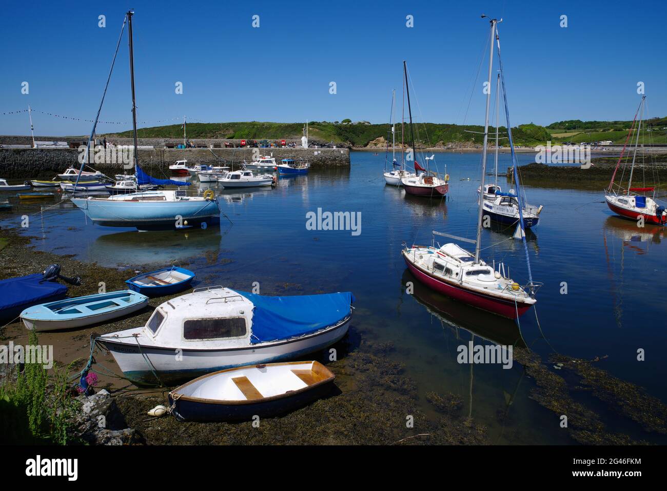Cemaes Bay, Anglesey Stock Photo - Alamy