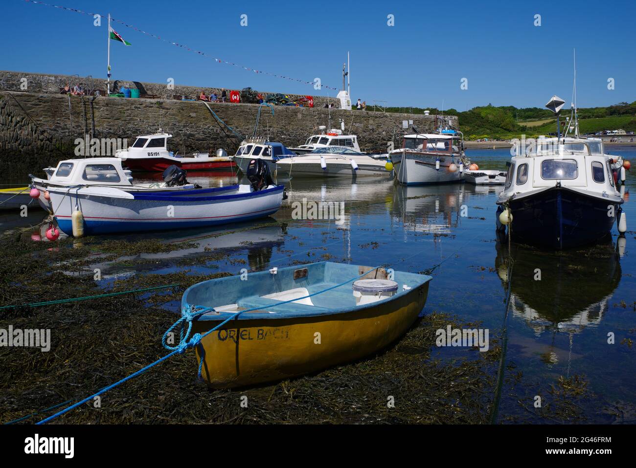 Cemaes Bay, Anglesey Stock Photo - Alamy