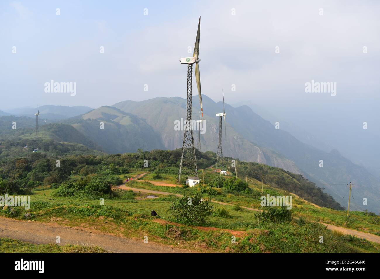 Chathurangapara View Point: The Hills & Mills Destination Stock Photo ...