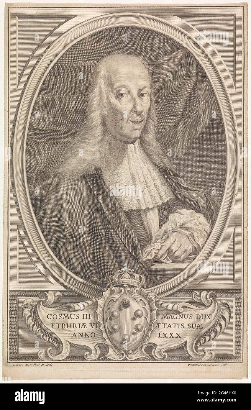 Portrait of Cosimo III "Medici, Duke of Parma Stock Photo - Alamy
