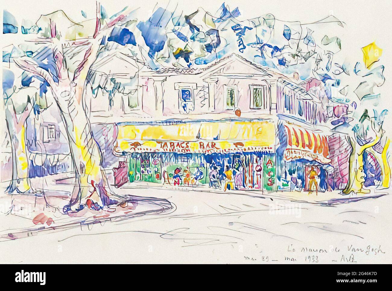 The Yellow House Painting