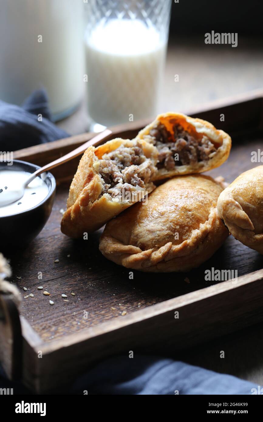Mini pasty hi-res stock photography and images - Alamy
