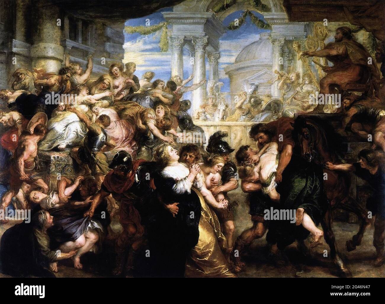Abduction of the sabine women hi-res stock photography and images - Alamy