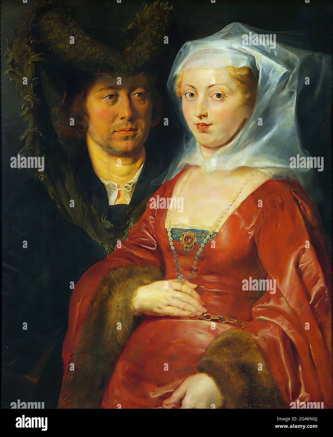 Peter Paul Rubens - Ansegisus and Saint Bega Stock Photo - Alamy