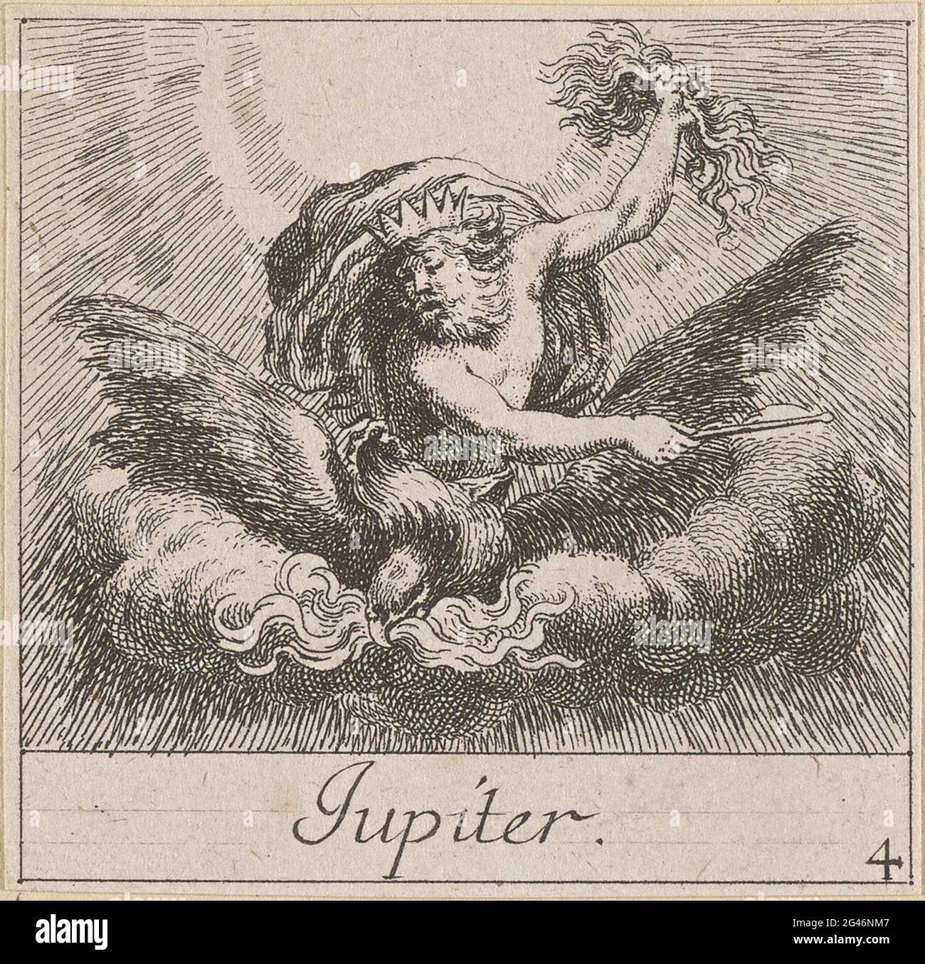 Jupiter; Card game with mythological performances; Jeu des Fables (copy ...