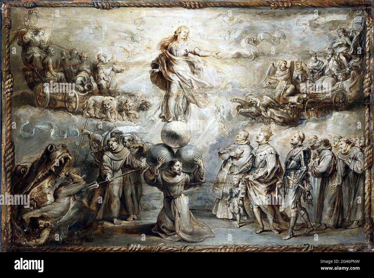 Peter Paul Rubens - Franciscan Allegory in Honor of the Immaculate ...