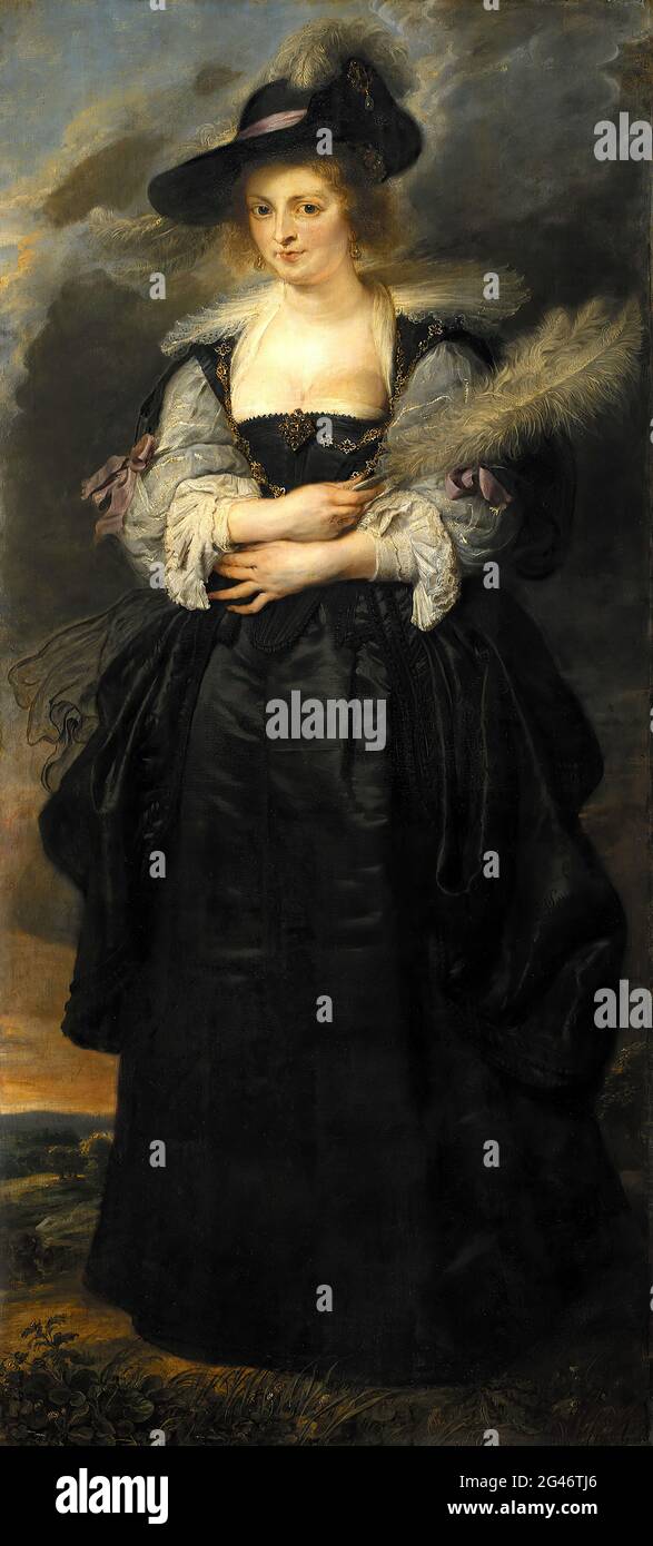 Peter Paul Rubens - Portrait of Helena Fourment Stock Photo - Alamy