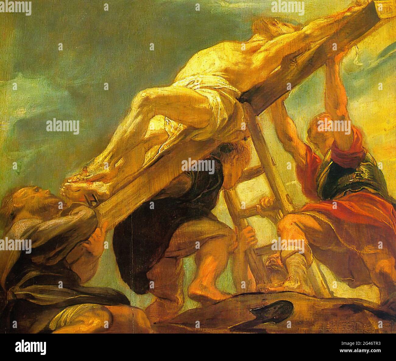 Peter Paul Rubens - Raising Cross 1621 Stock Photo - Alamy
