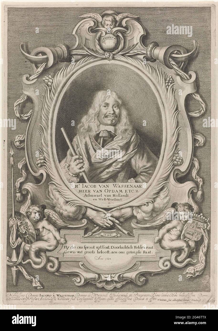 Portrait of Jacob Baron van Wassenaer, Lord of Obdam. Portrait of ...