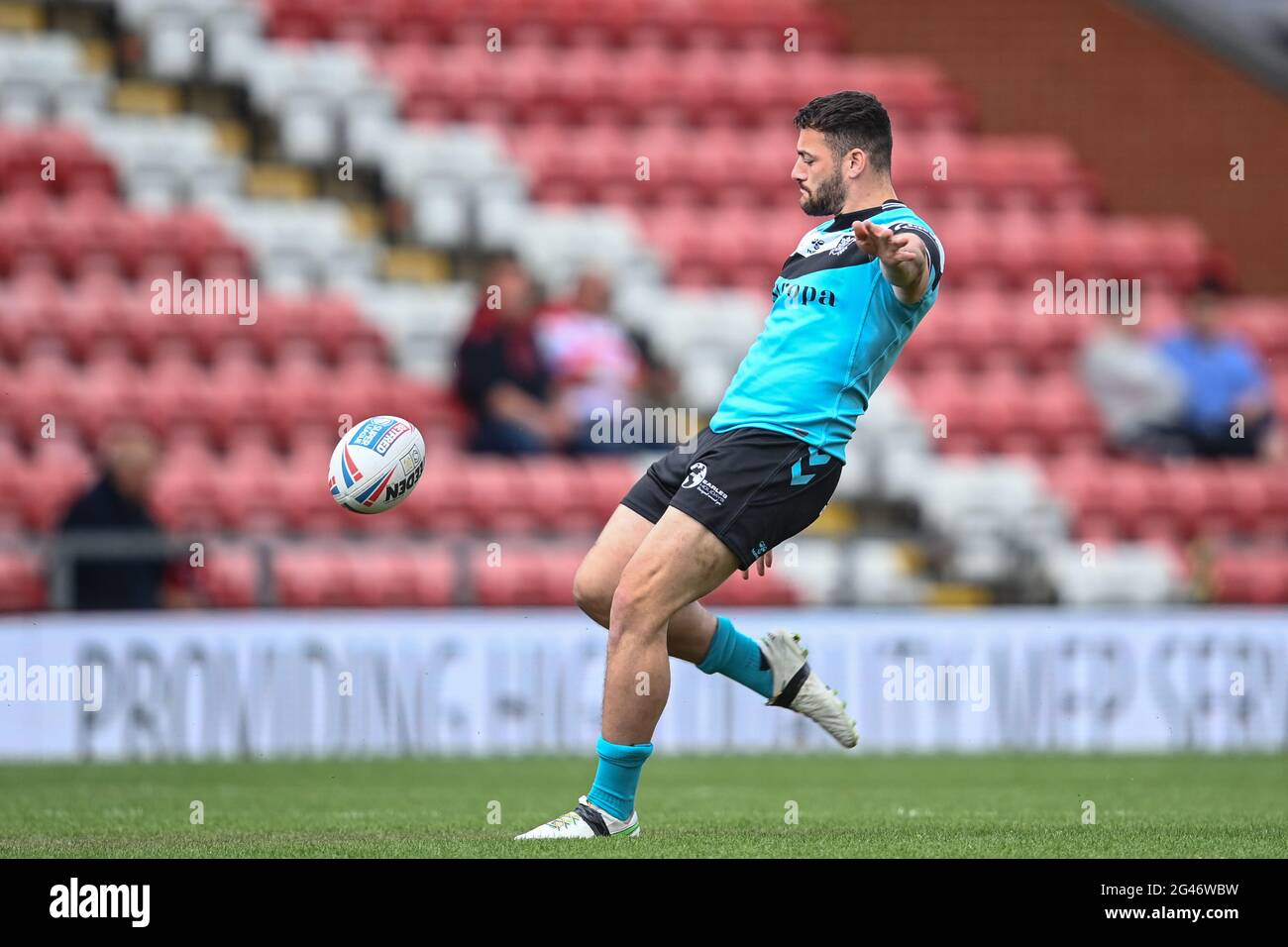 Jake Connor (1) of Hull FC during pre-game warm up Stock Photo - Alamy