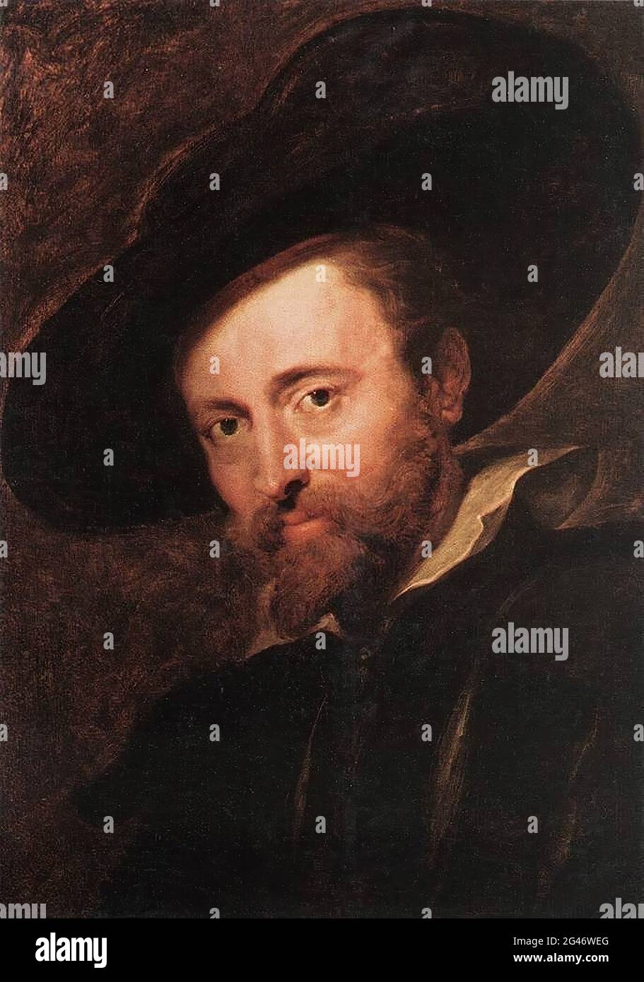 Peter Paul Rubens - Self Portrait 1 1628 Stock Photo - Alamy