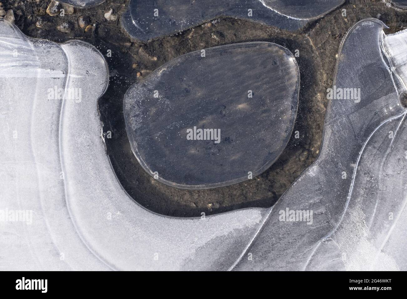 Structure of ice surface Stock Photo - Alamy