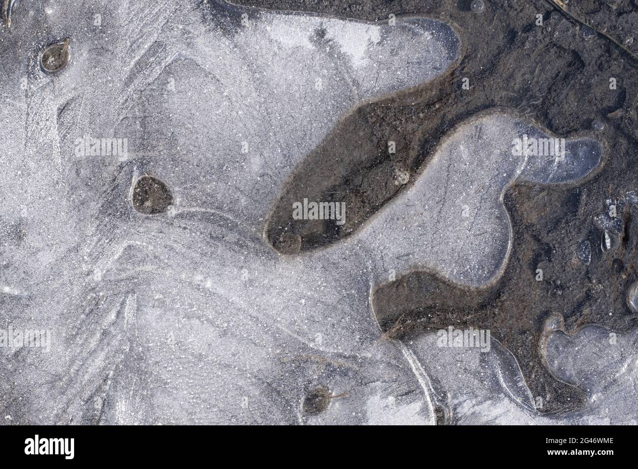 Structure of ice surface Stock Photo - Alamy