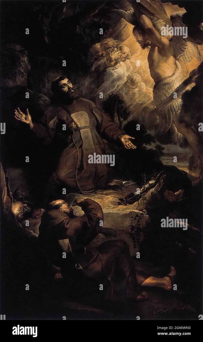 Peter Paul Rubens - Stigmatization Saint Francis 1616 Stock Photo - Alamy