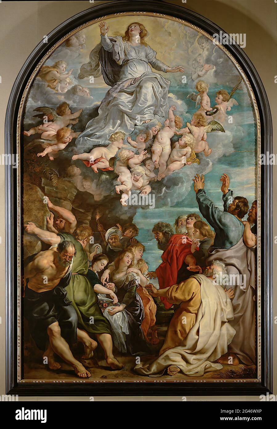 Peter Paul Rubens - the Assumption of the Virgin 02 Stock Photo - Alamy