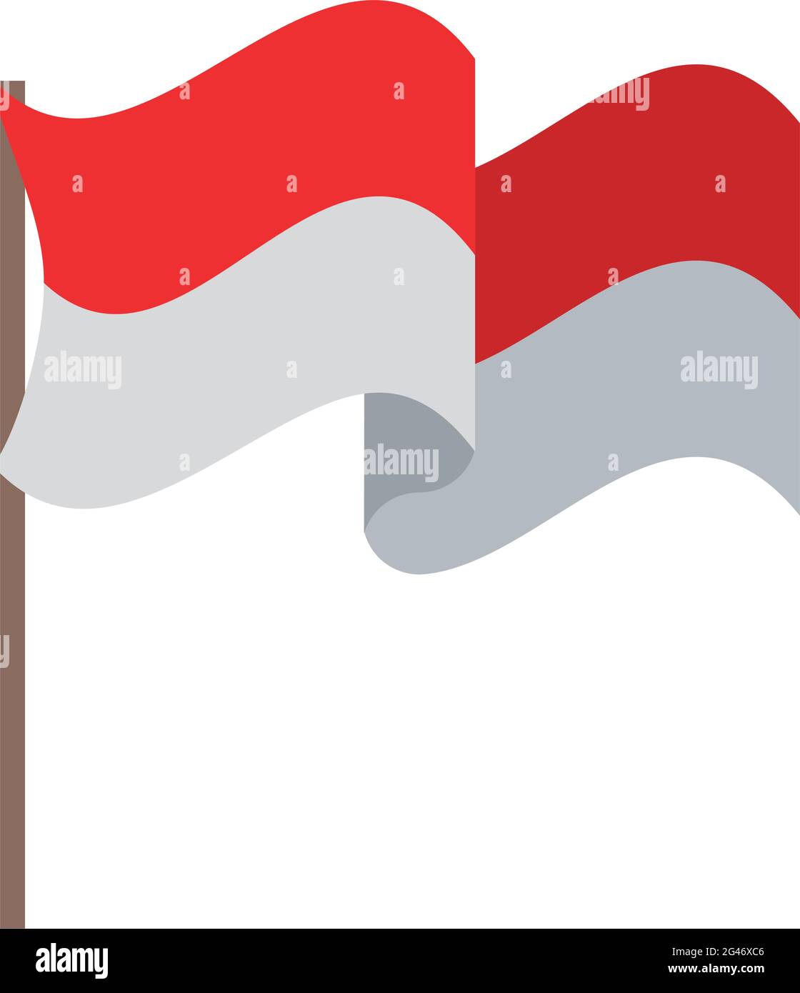 indonesia flag design Stock Vector Image & Art - Alamy