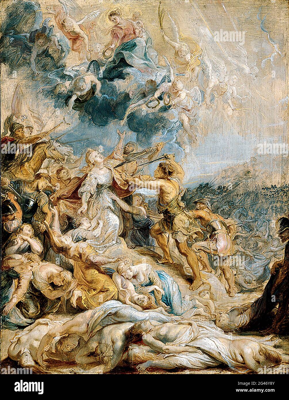 Peter Paul Rubens - the Martyrdom of Saint Ursula and the Eleven ...