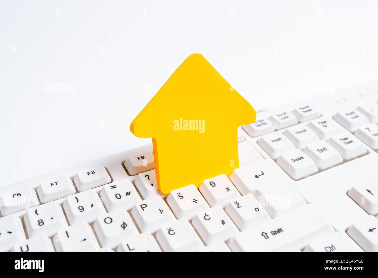 Stack On Computer Keyboard.Laptop For Typing New Ideas And Planning ...