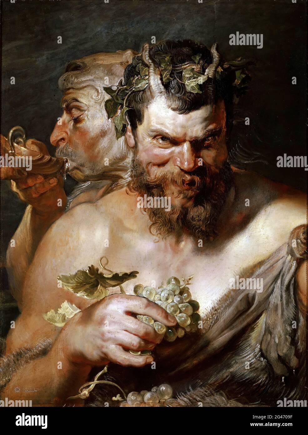 Peter Paul Rubens - Two Satyrs Stock Photo - Alamy