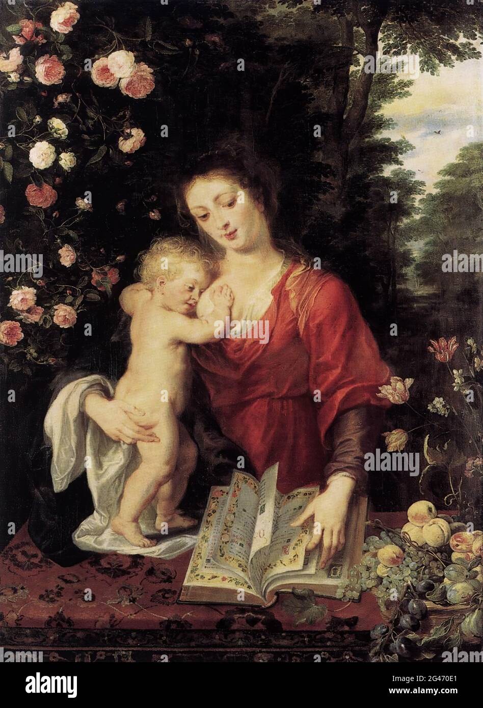Peter Paul Rubens - Virgin Child 1624 Stock Photo - Alamy
