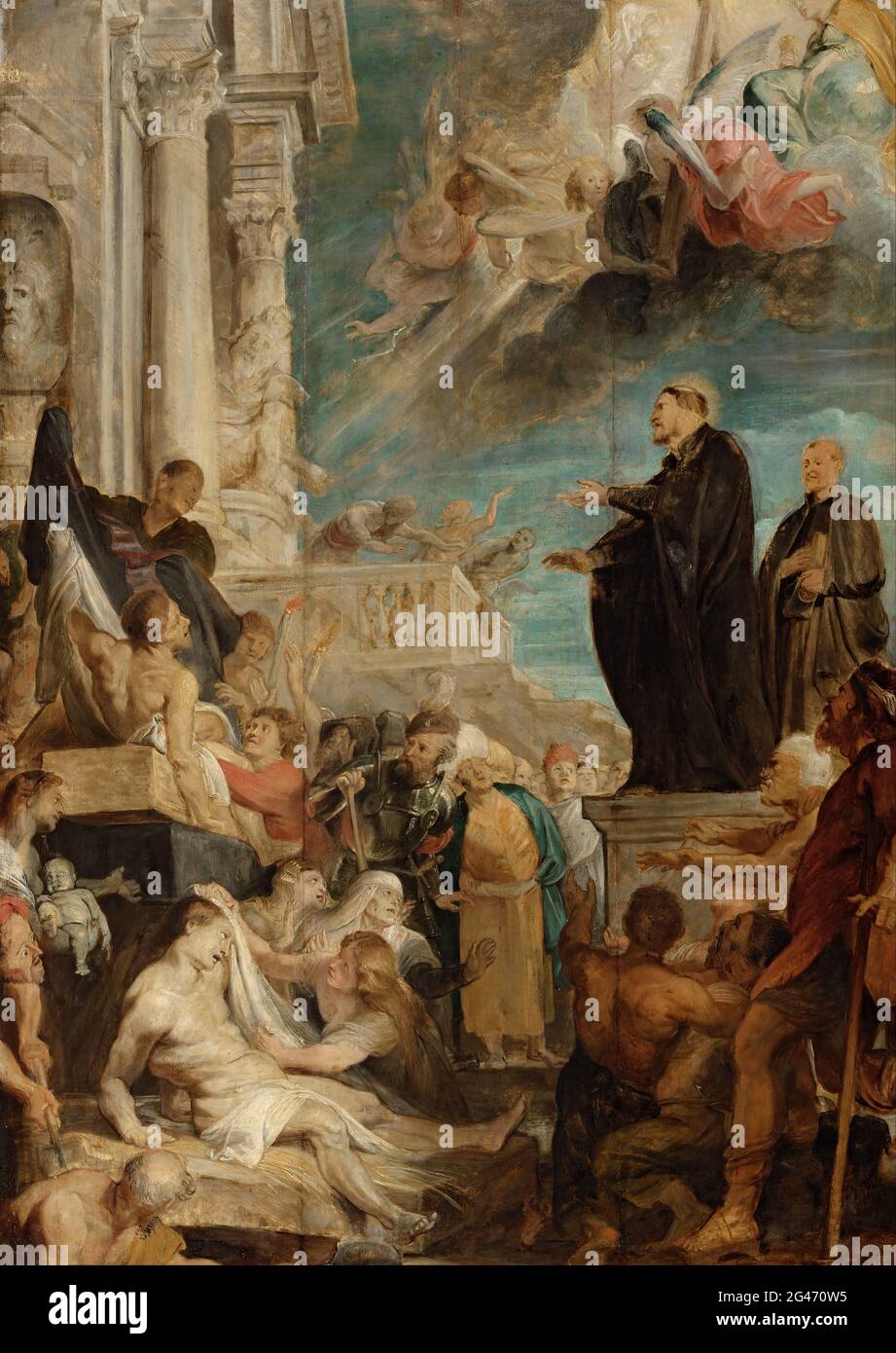 Peter Paul Rubens - The miracles of St. Francis Xavier, Modello Stock ...