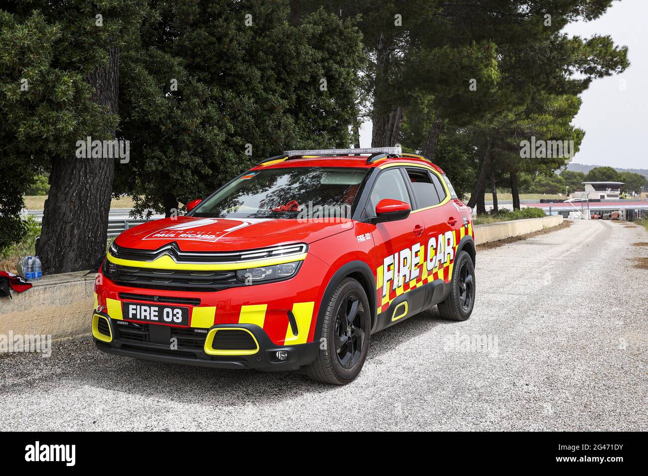 Fire Car during the Formula 1 Emirates Grand Prix de France 2021, 7th ...