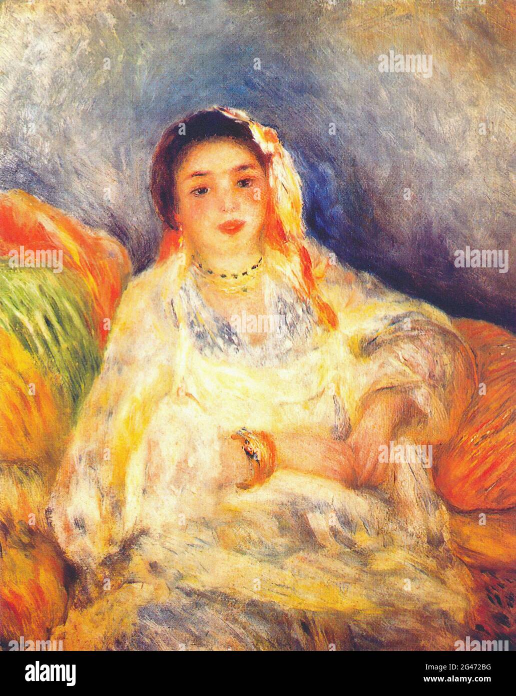 Pierre-Auguste Renoir - Algerian Woman Seated 1882 Stock Photo - Alamy