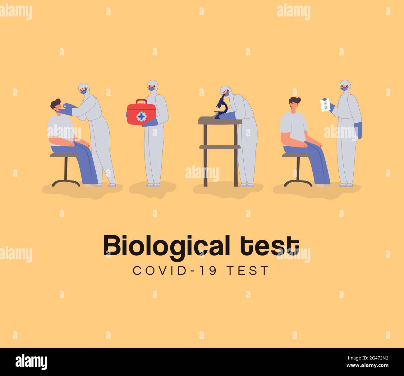 biological test card Stock Vector Image & Art - Alamy