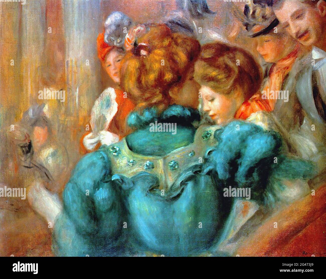 Pierre-Auguste Renoir - Box Theater Des Varietes 1898 Stock Photo - Alamy