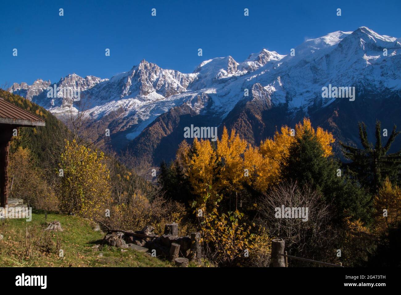 Autumn in the French alps Stock Photo - Alamy