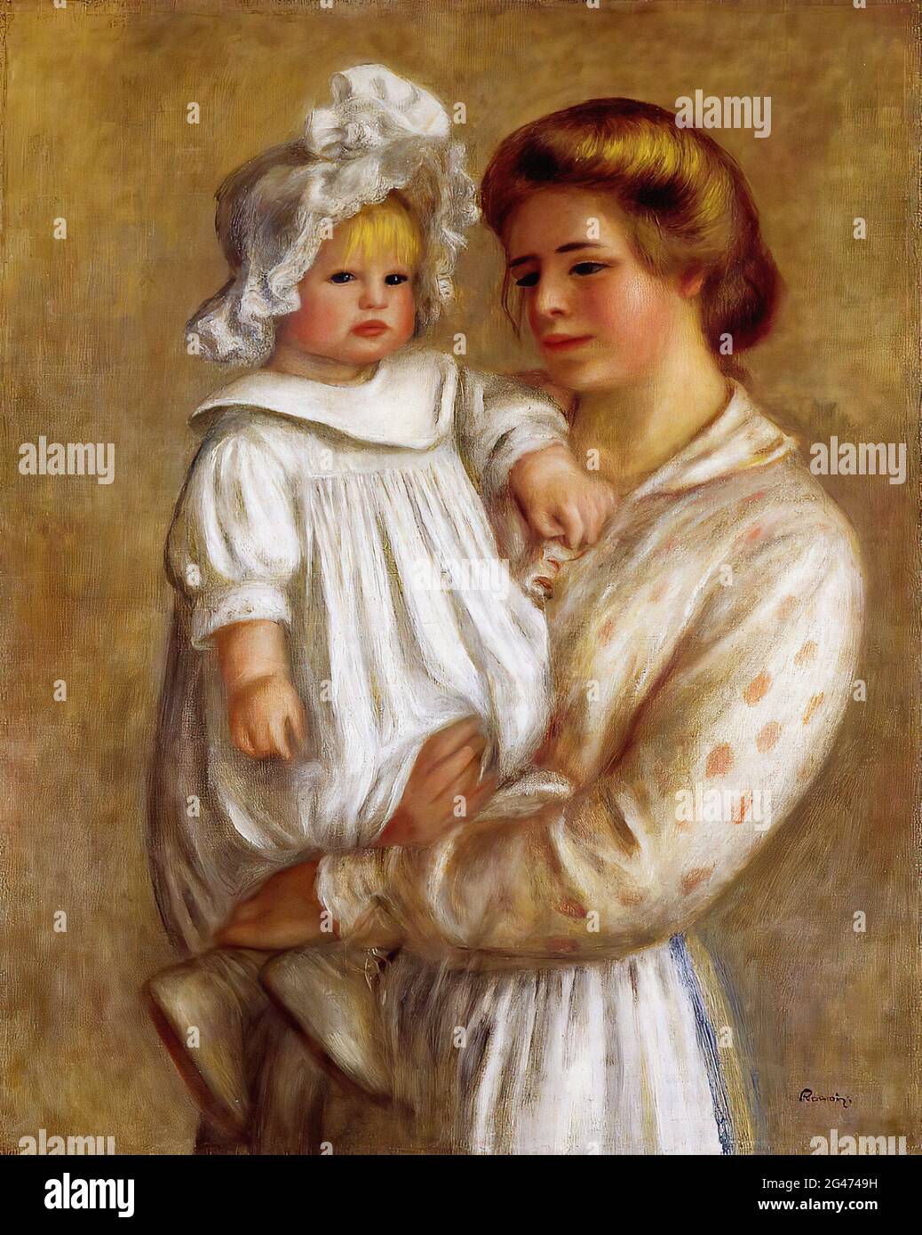 Pierre-Auguste Renoir - Claude Renee Claude 1903 Stock Photo - Alamy