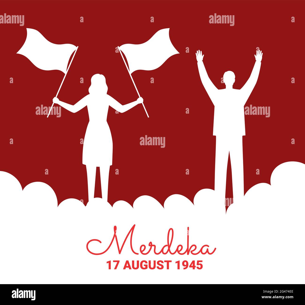 indonesia merdeka poster Stock Vector Image & Art - Alamy