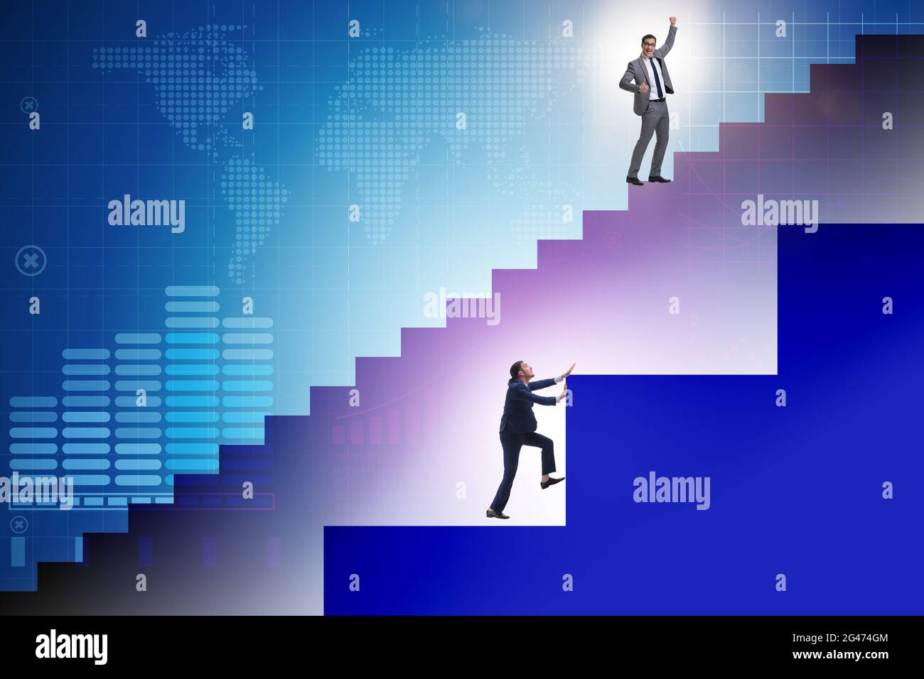 Concept of unfair treatment of the different employees Stock Photo - Alamy