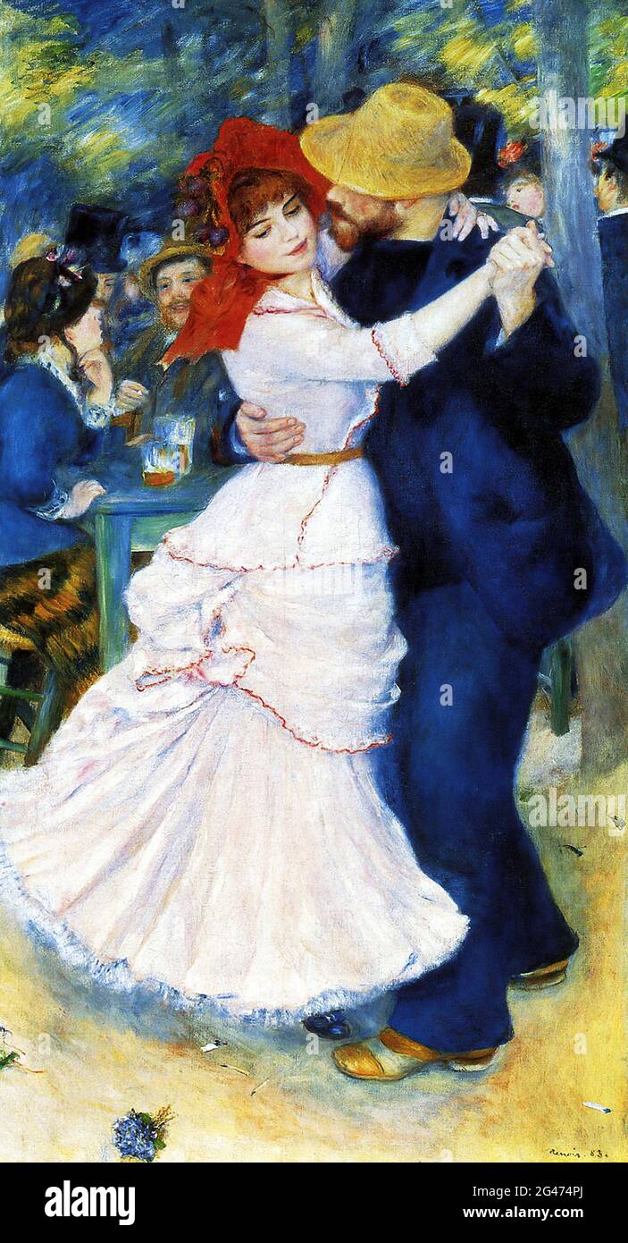 Pierre-Auguste Renoir - Dance at Bougival Stock Photo - Alamy