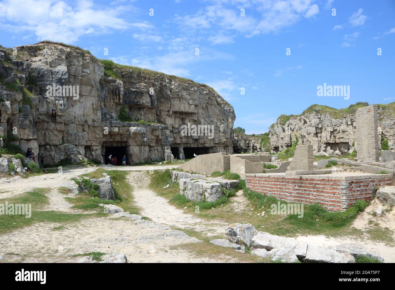 Winspit Quarry, Isle of Purbeck, Dorset, England, UK Stock Photo - Alamy