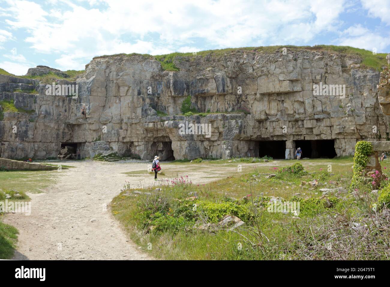 Winspit Quarry, Isle of Purbeck, Dorset, England, UK Stock Photo - Alamy