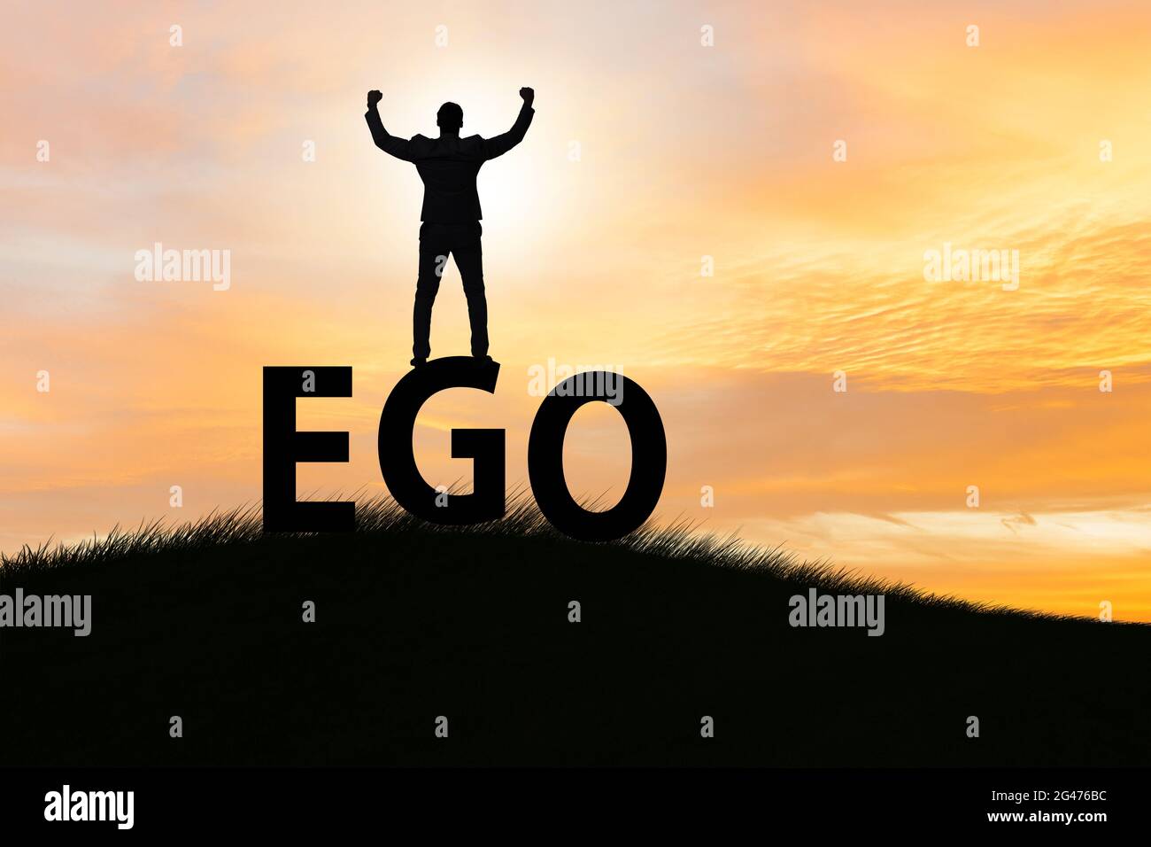 Concept of ego with the businessman Stock Photo - Alamy Concept of ego with the businessman Stock Photo - Alamy