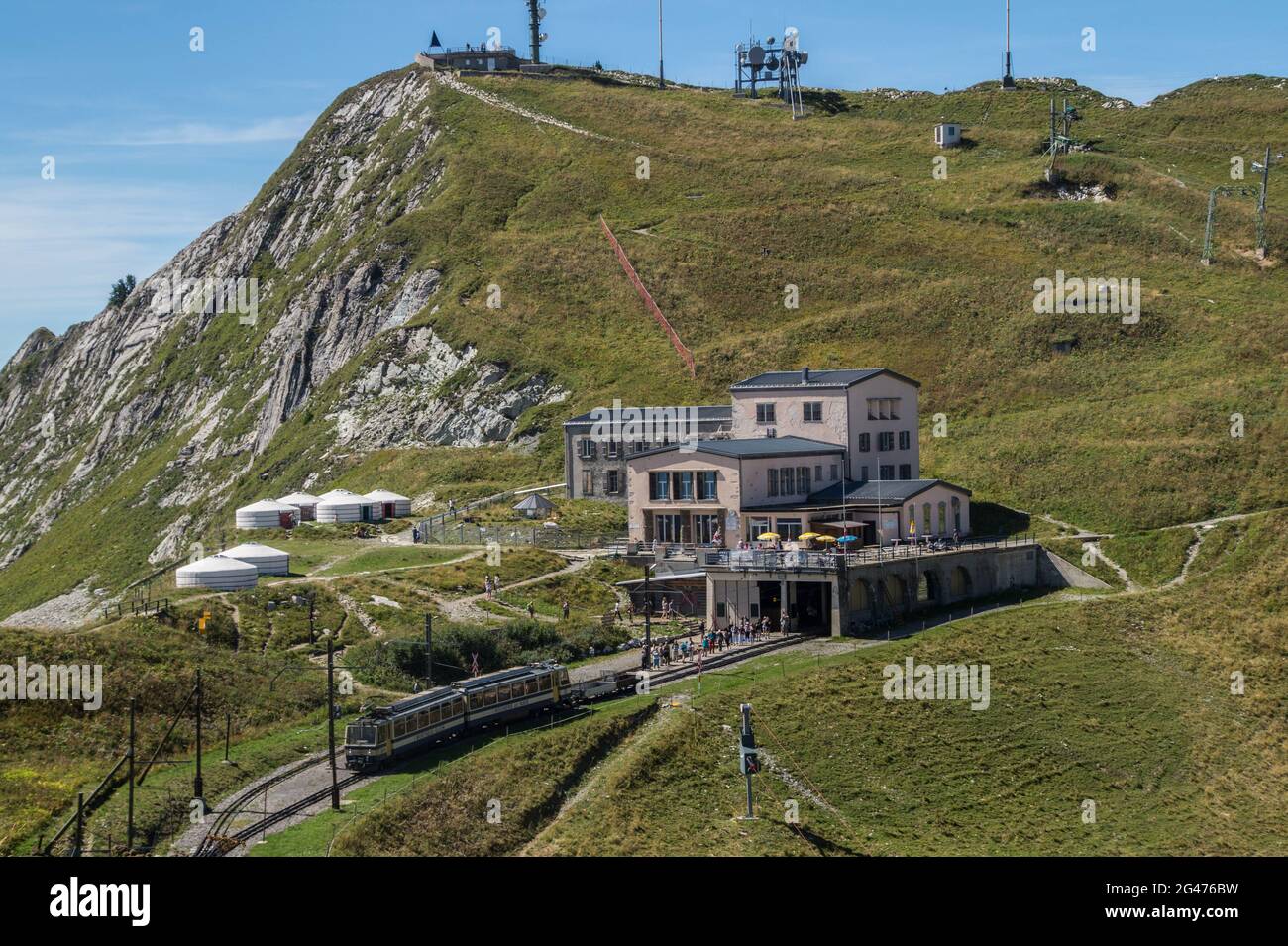 Rocher de naye Stock Photo - Alamy