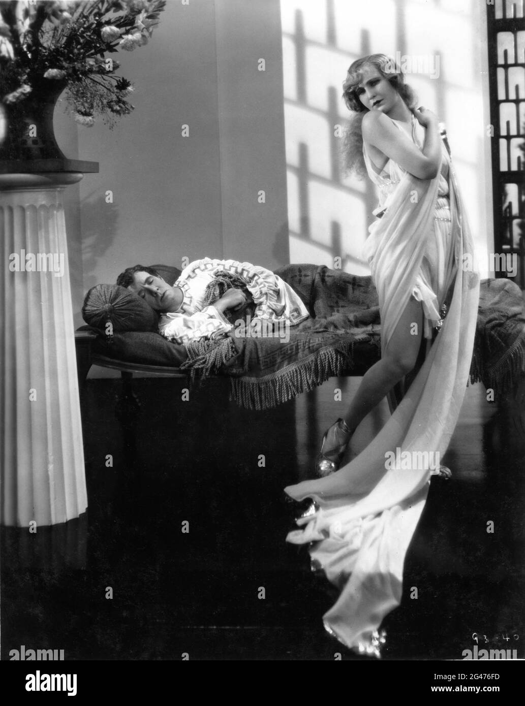 LEWIS STONE as Menelaus and MARIA CORDA as Helen in THE PRIVATE LIFE OF ...