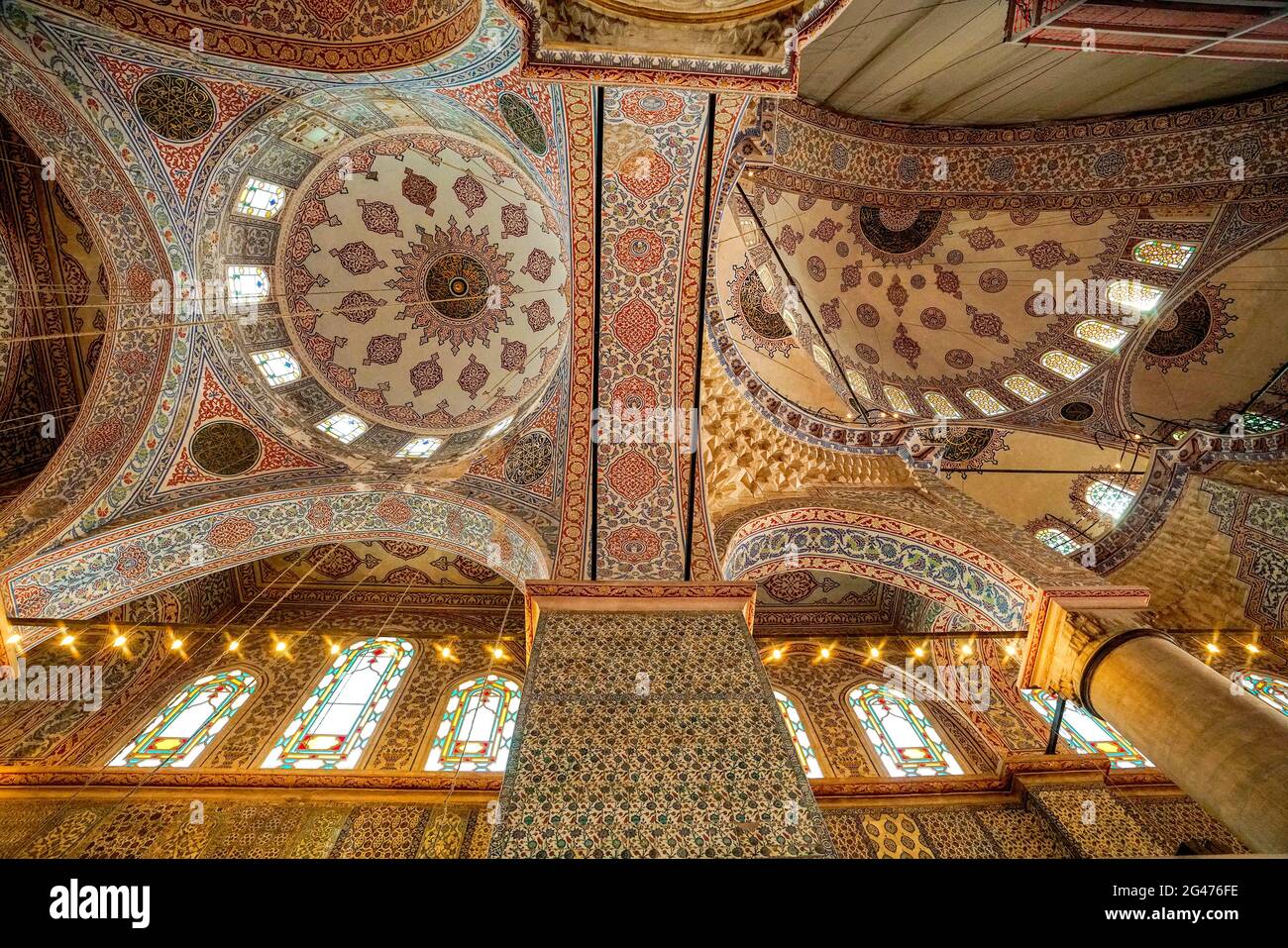 Istanbul ,9,October ,2018: Interior of Hagia Sophia Mosque ,Museum ...