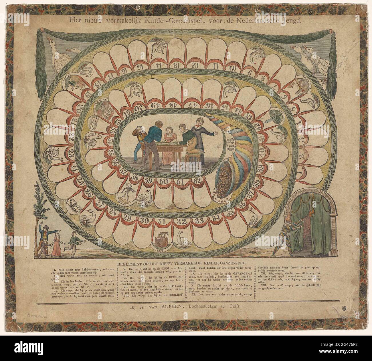 The new entertaining children's goose game, for the Dutch youth. Goose ...